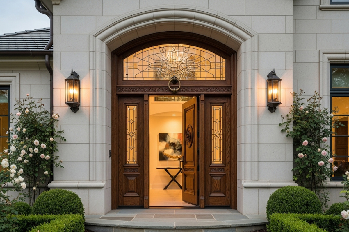 Une Porte D’entrée Design : L’atout Charme De Votre Maison
